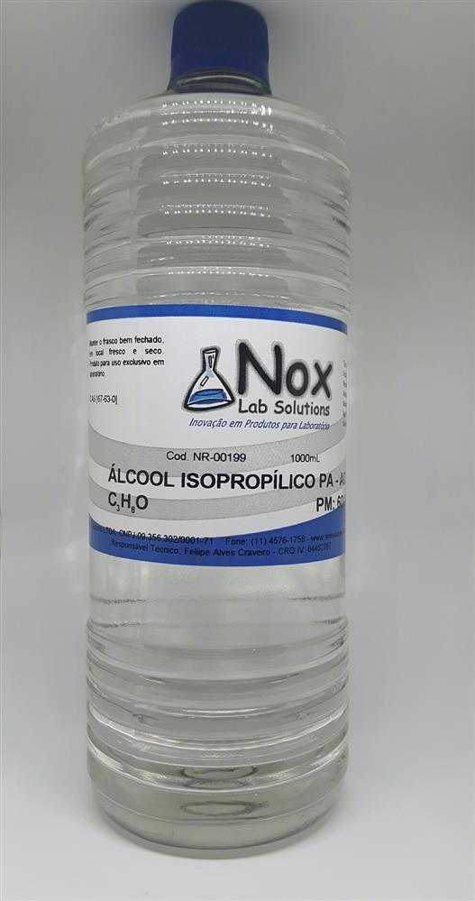 Álcool Isopropílico PA - 1 litro : Reagentes Químicos : Nox Solutions