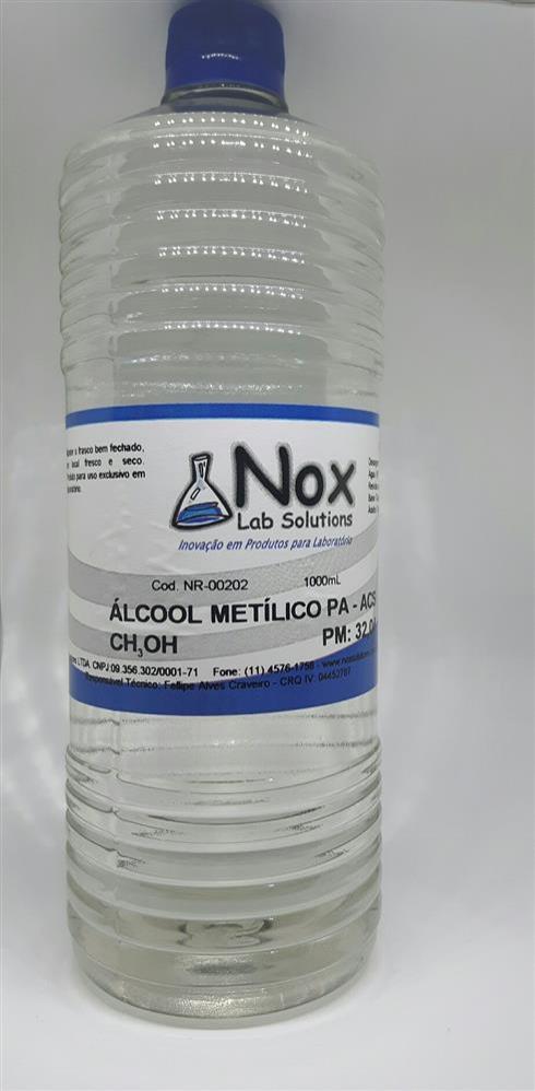 Álcool Metílico PA (Metanol) - 1 litro : Reagentes Químicos : Nox Solutions